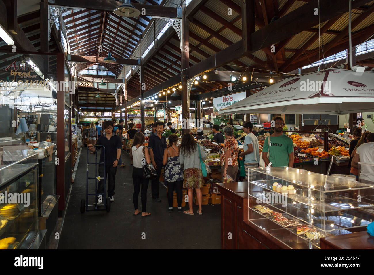 At Fremantle Markets Stock Photo - Alamy