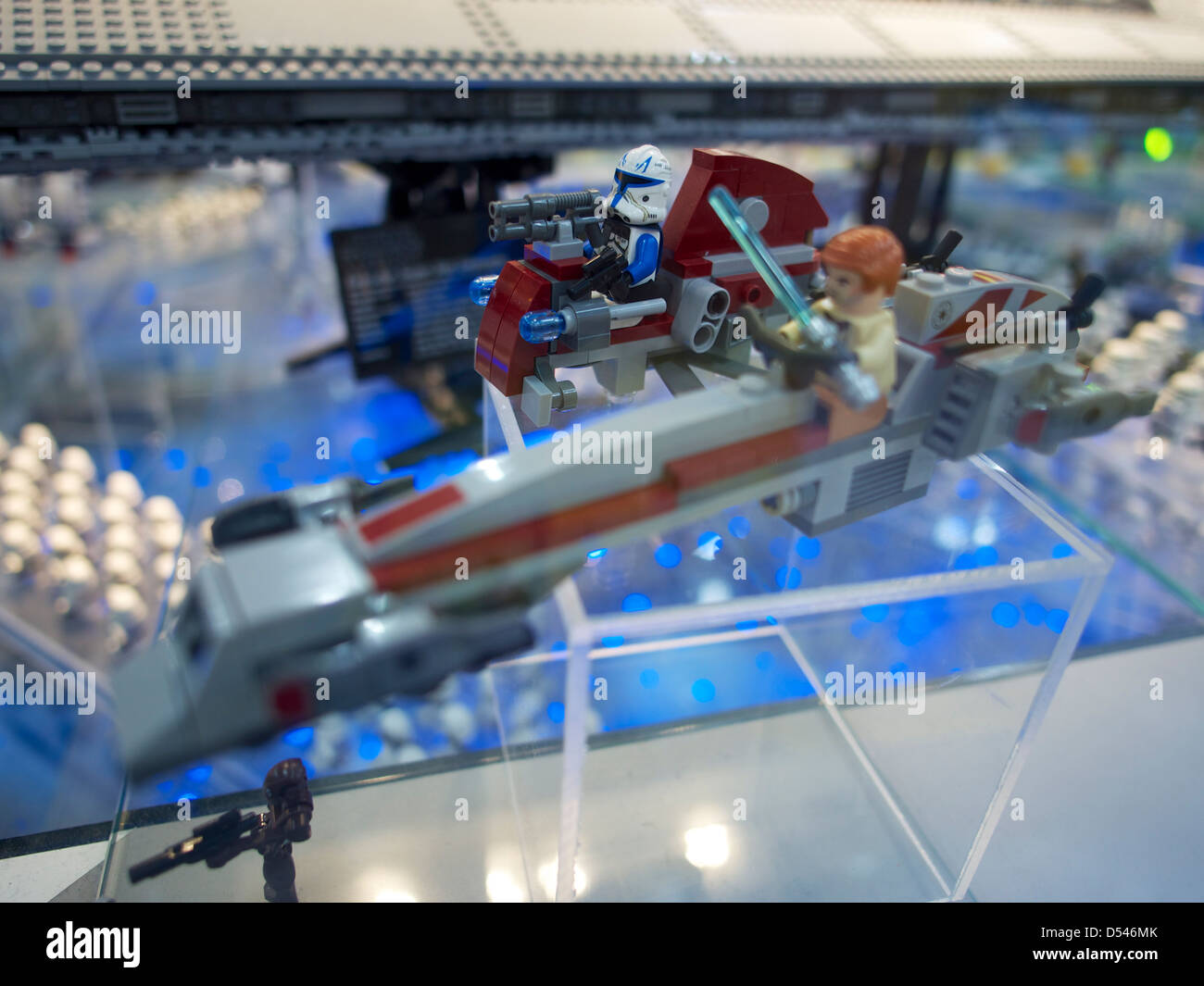 Lego models of Star Wars ships and characters Stock Photo - Alamy