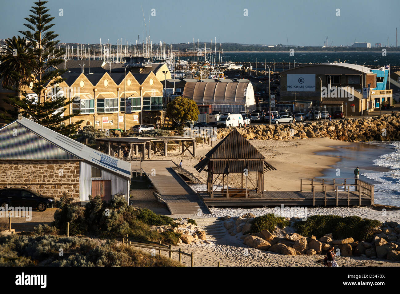 On the waterfront, Fremantle Stock Photo - Alamy