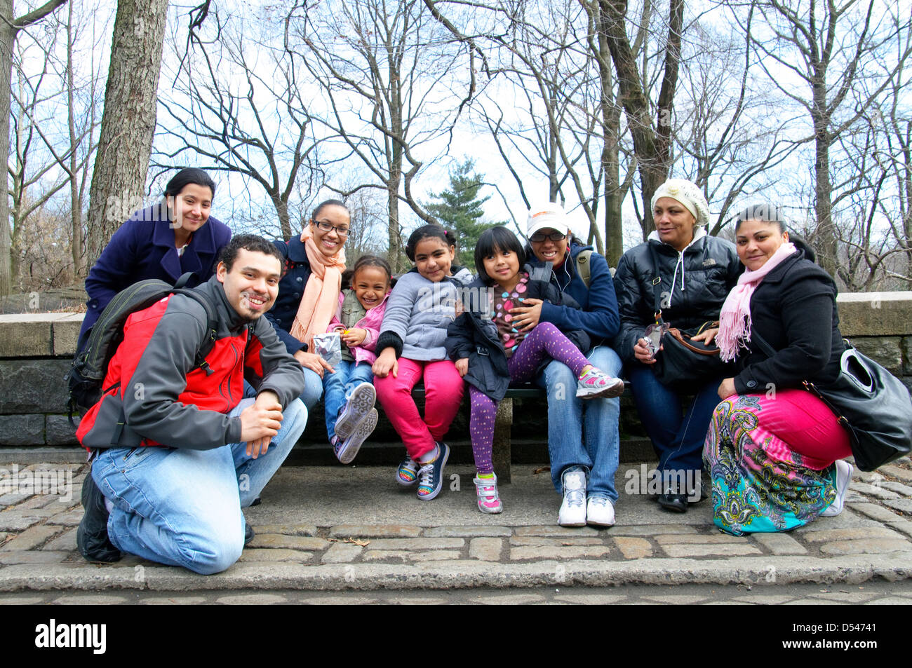 Mexican woman sitting on bench hi-res stock photography and images - Alamy