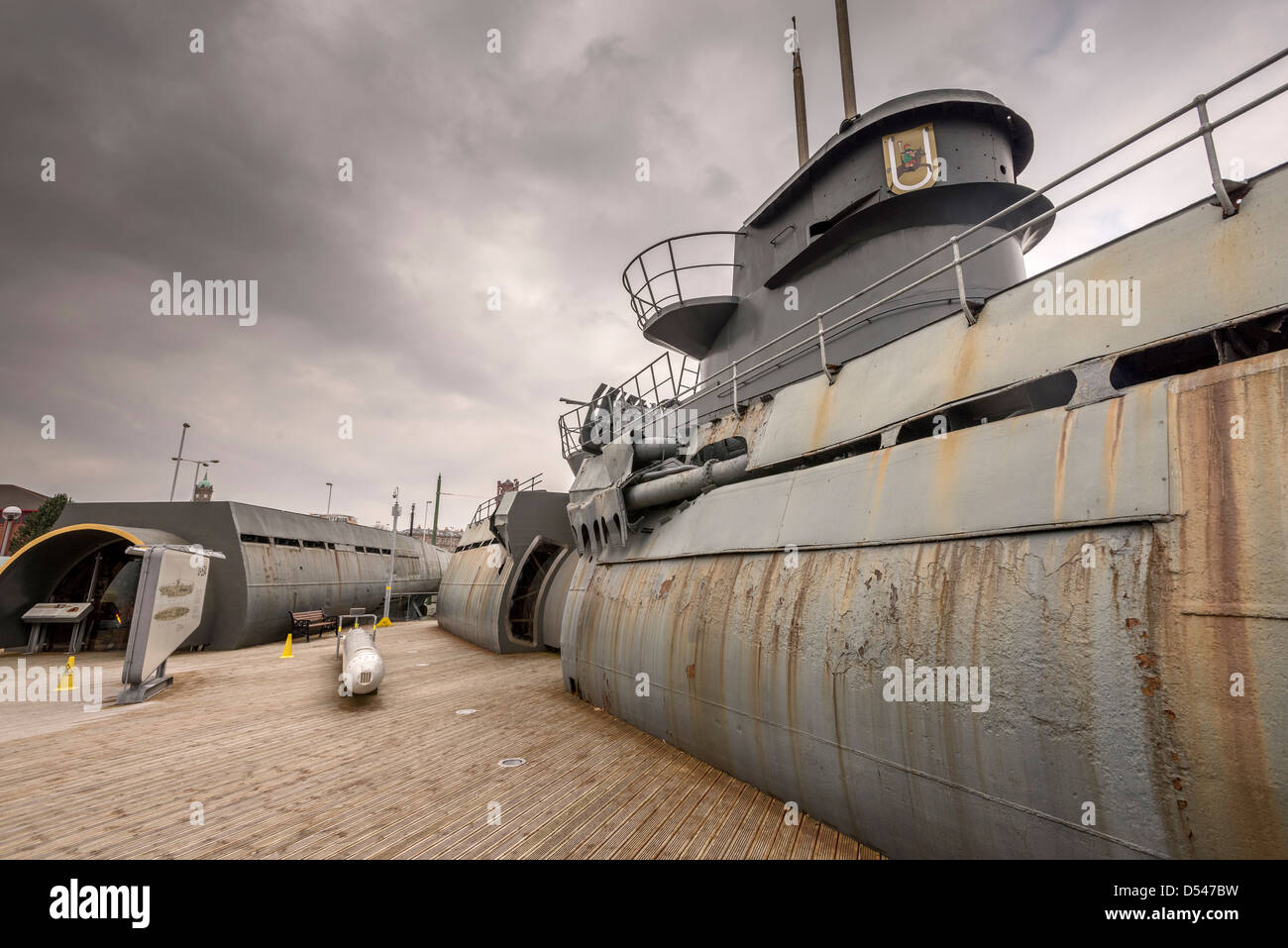 Merseytravel U-534 exhibition at Woodside ferry terminal in Birkenhead ...