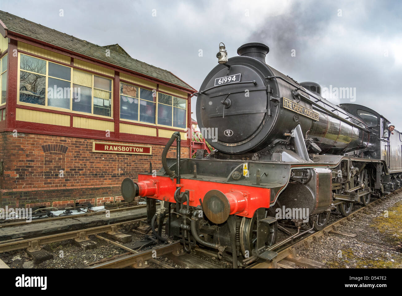 Ramsbottom station East Lancashire Railway. ELR. The Great Marquess ...