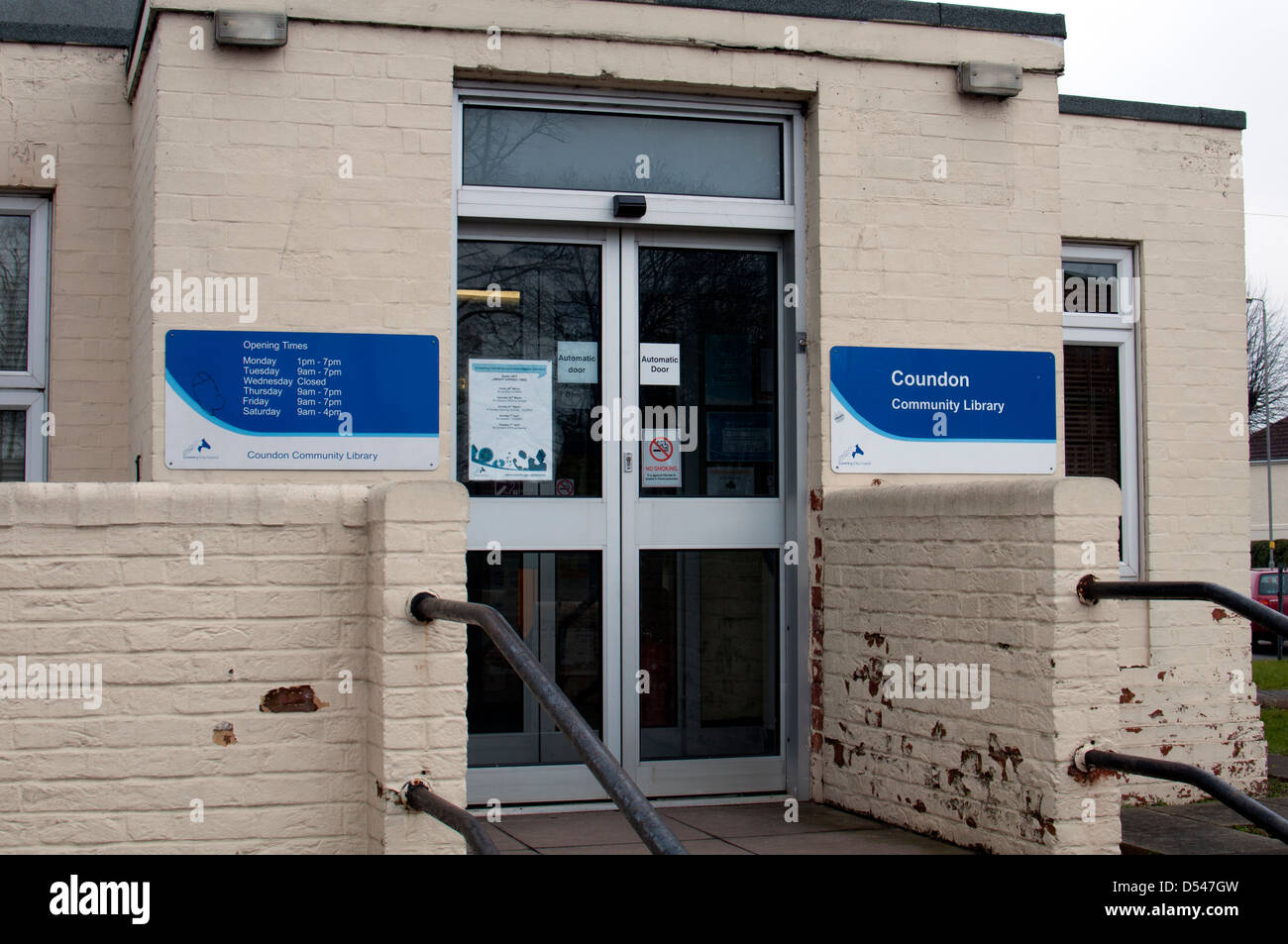 Coundon Community Library, Coventry, UK Stock Photo - Alamy