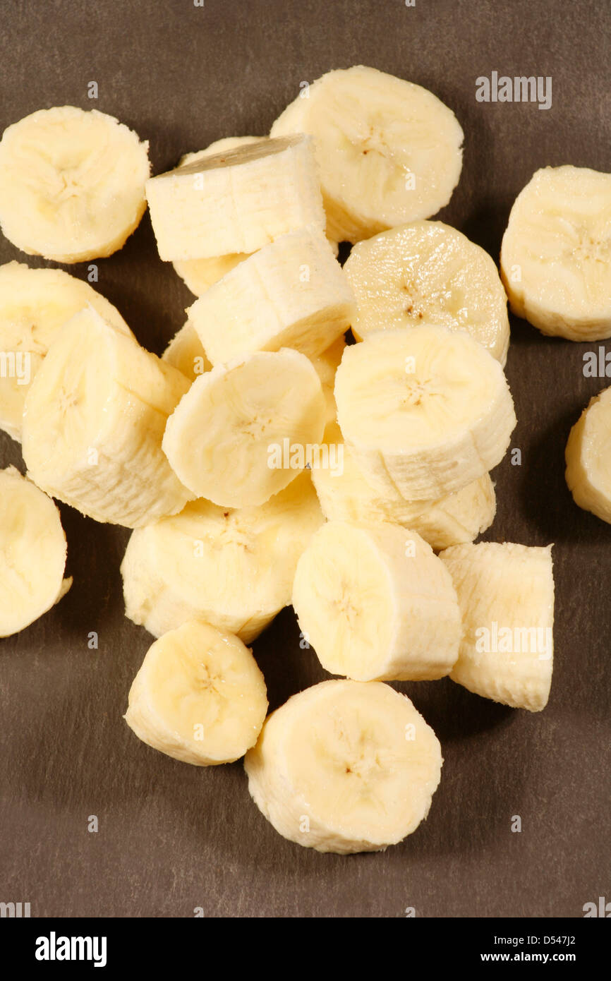 Slices of bananas hi-res stock photography and images - Alamy
