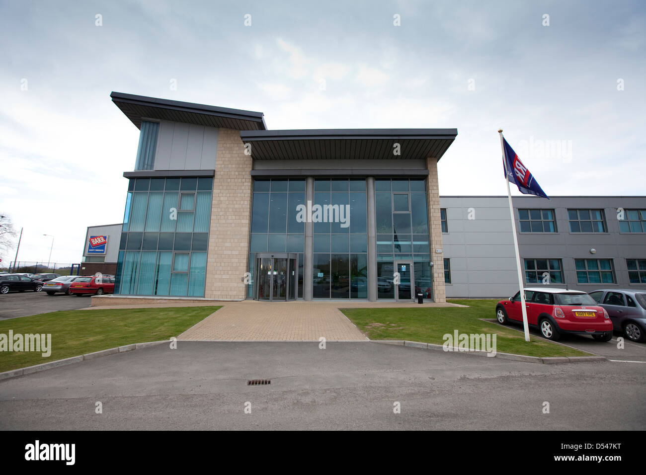 A G Barr head office, makers of Irn-Bru, Cumbernauld, Scotland Stock ...
