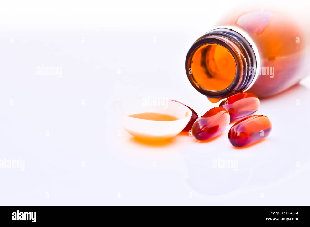 Syrup or tablets Stock Photo - Alamy