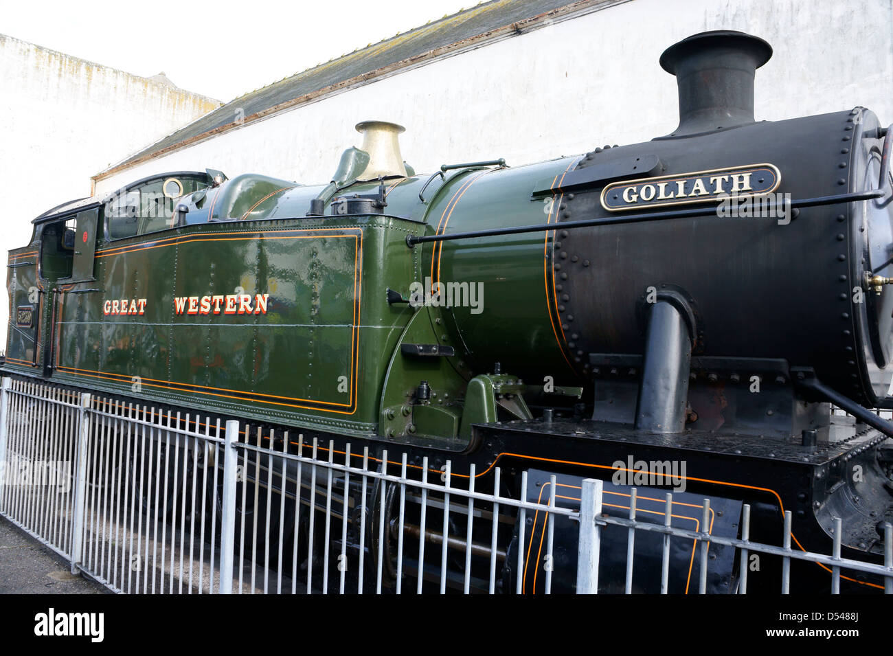 Steam Locomotive 'Goliath' GWR 5205 Class - Number 5239 parked at ...