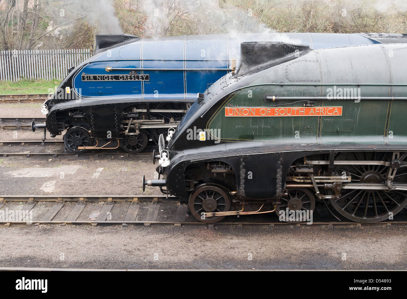 Steam train side view passenger hi-res stock photography and images - Alamy