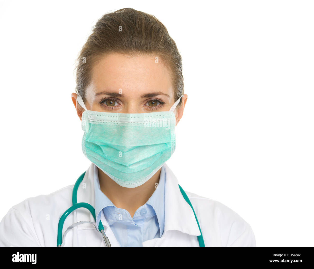 Portrait of medical doctor woman in mask Stock Photo - Alamy