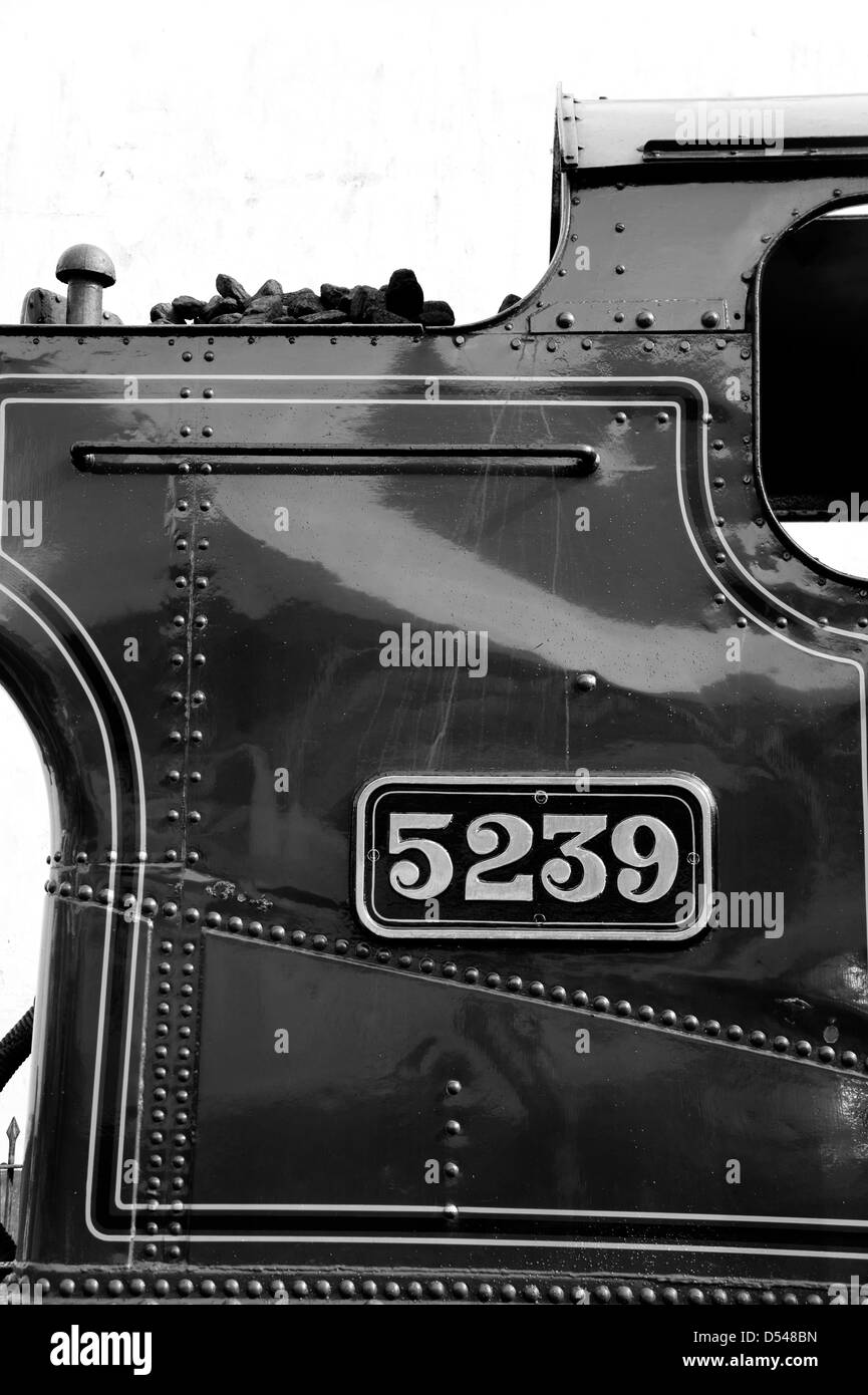Steam Locomotive 'Goliath' GWR 5205 Class - Number 5239 parked at ...