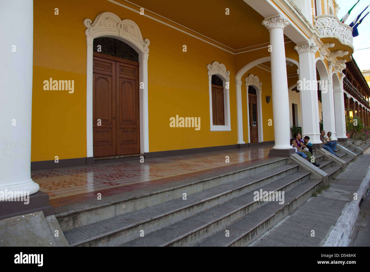 Grand old buildings surround the central plaza, reflecting the Spanish ...