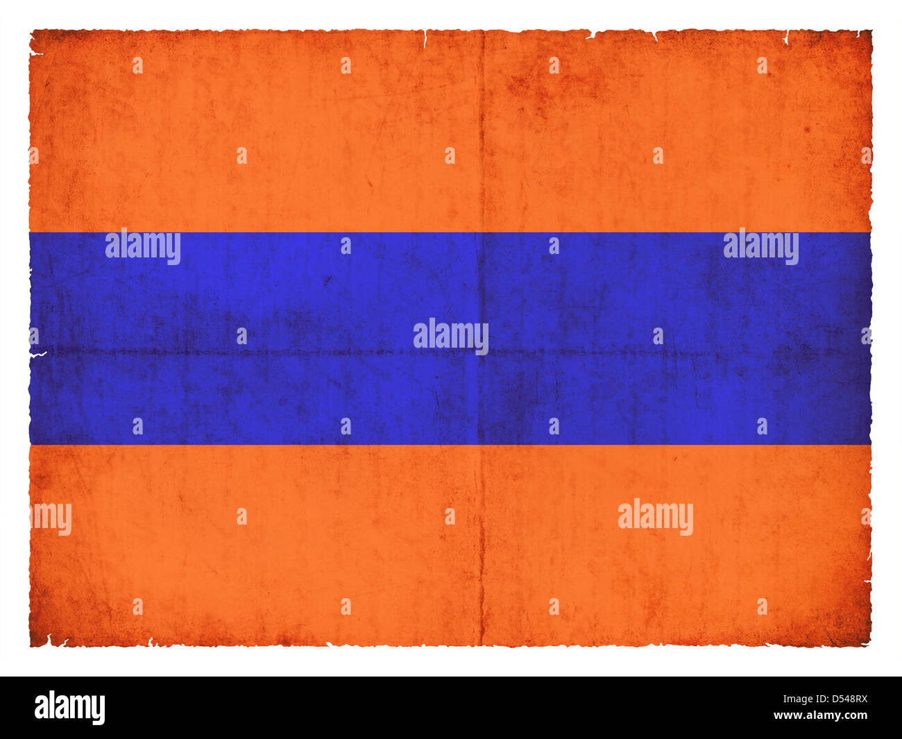 National Flag of the historic state Nassau (Germany) created in grunge ...