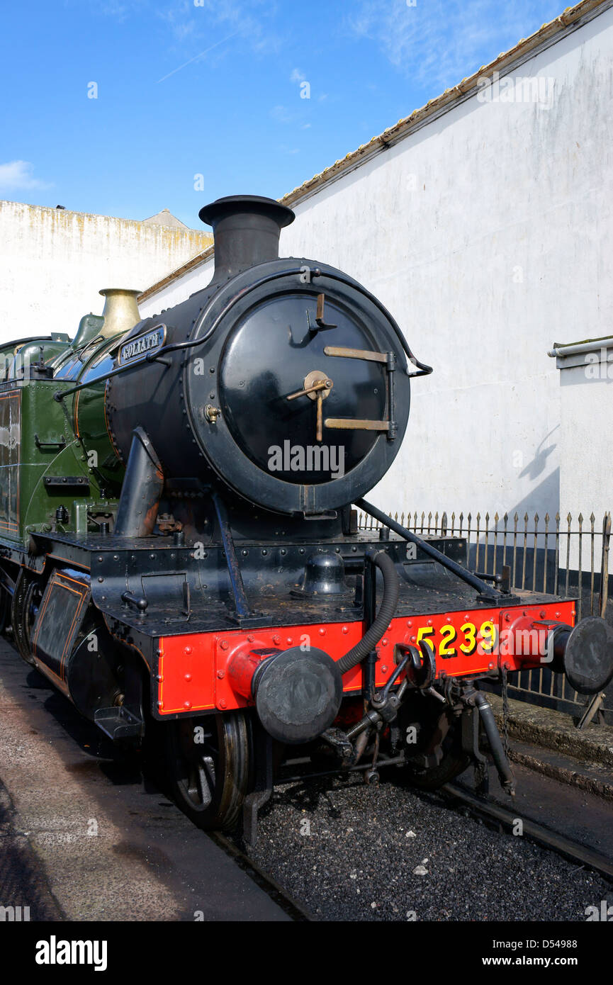 Steam Locomotive 'Goliath' GWR 5205 Class - Number 5239 parked at ...