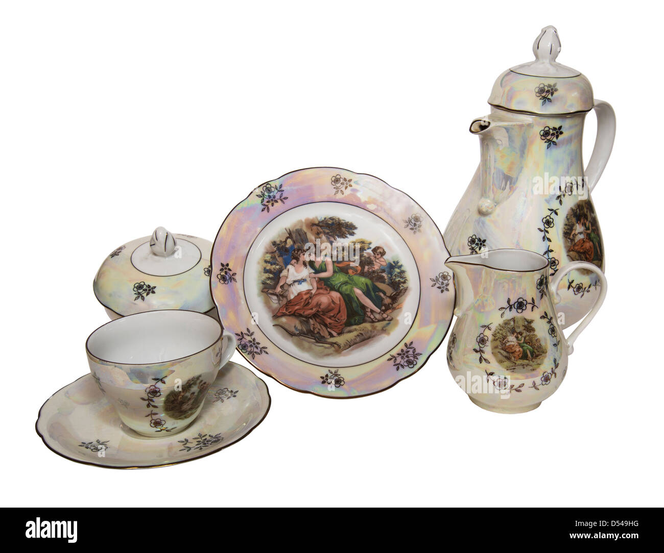 Alcoholic afternoon tea Cut Out Stock Images & Pictures - Alamy