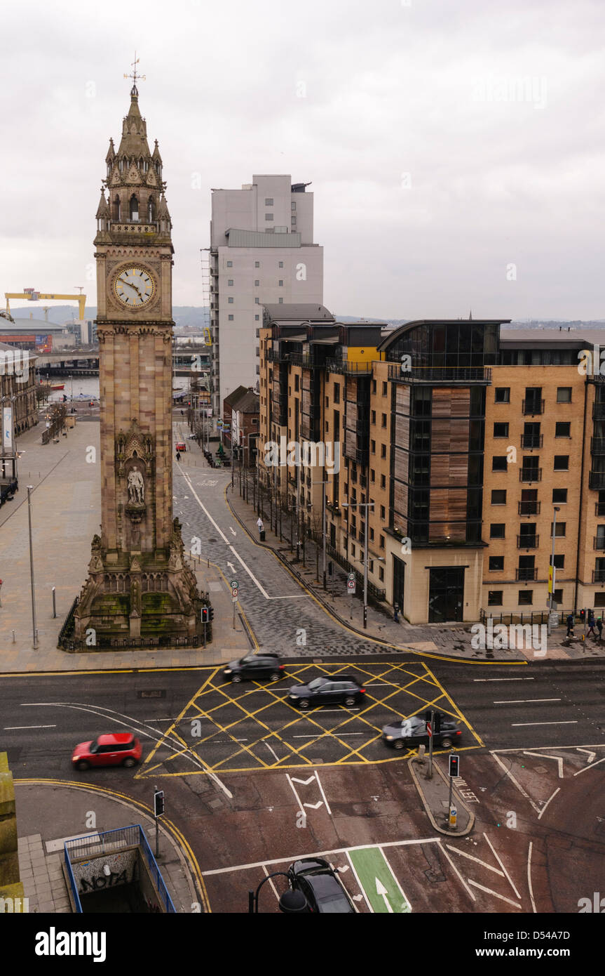 The Albert Memorial Clock Tower, Belfast Stock Photo - Alamy