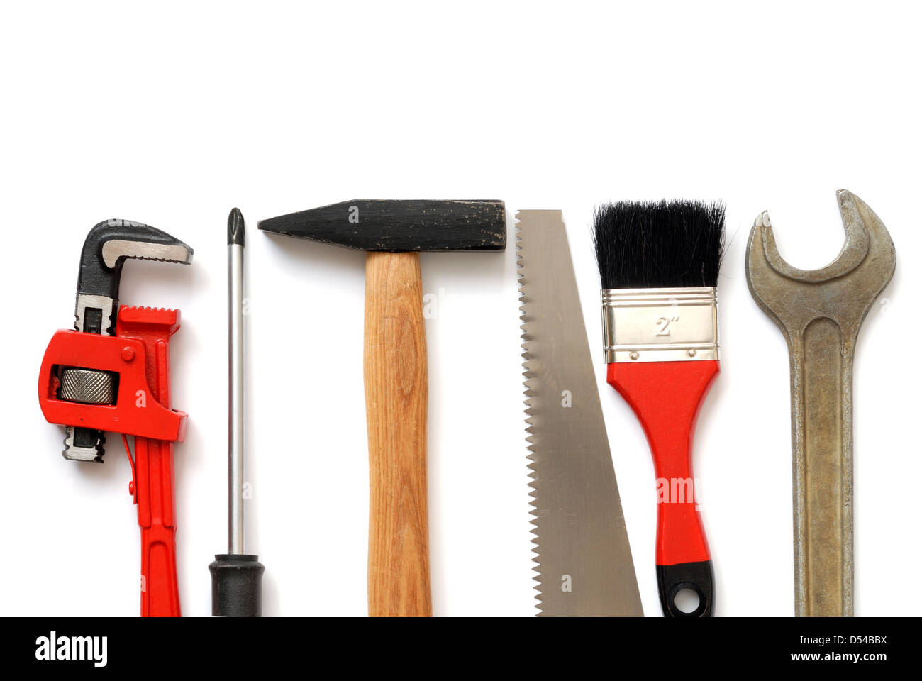 Isolated tools set Stock Photo - Alamy
