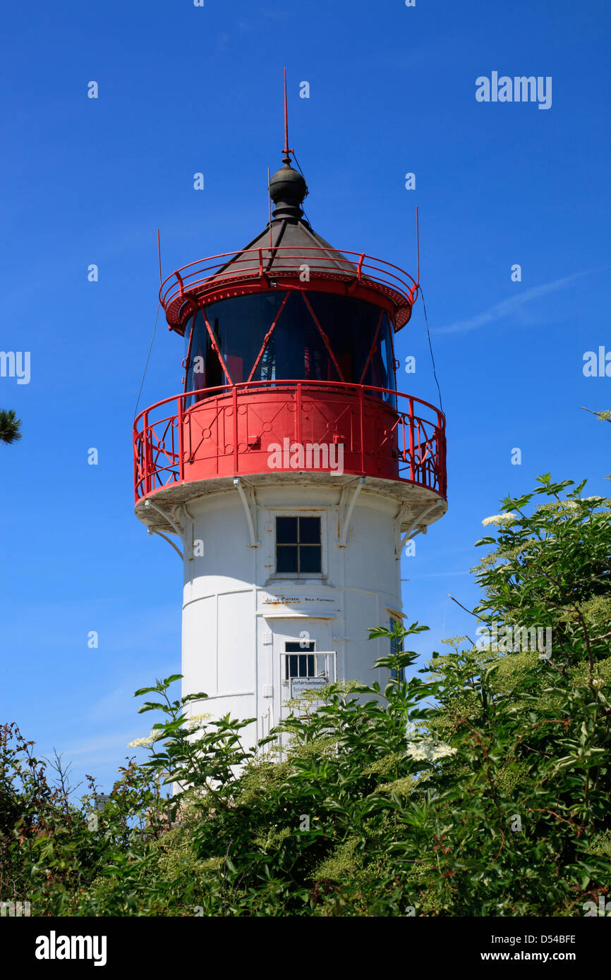 Hiddensee Island, lighthouse at Gellen, Mecklenburg Western Pomerania ...