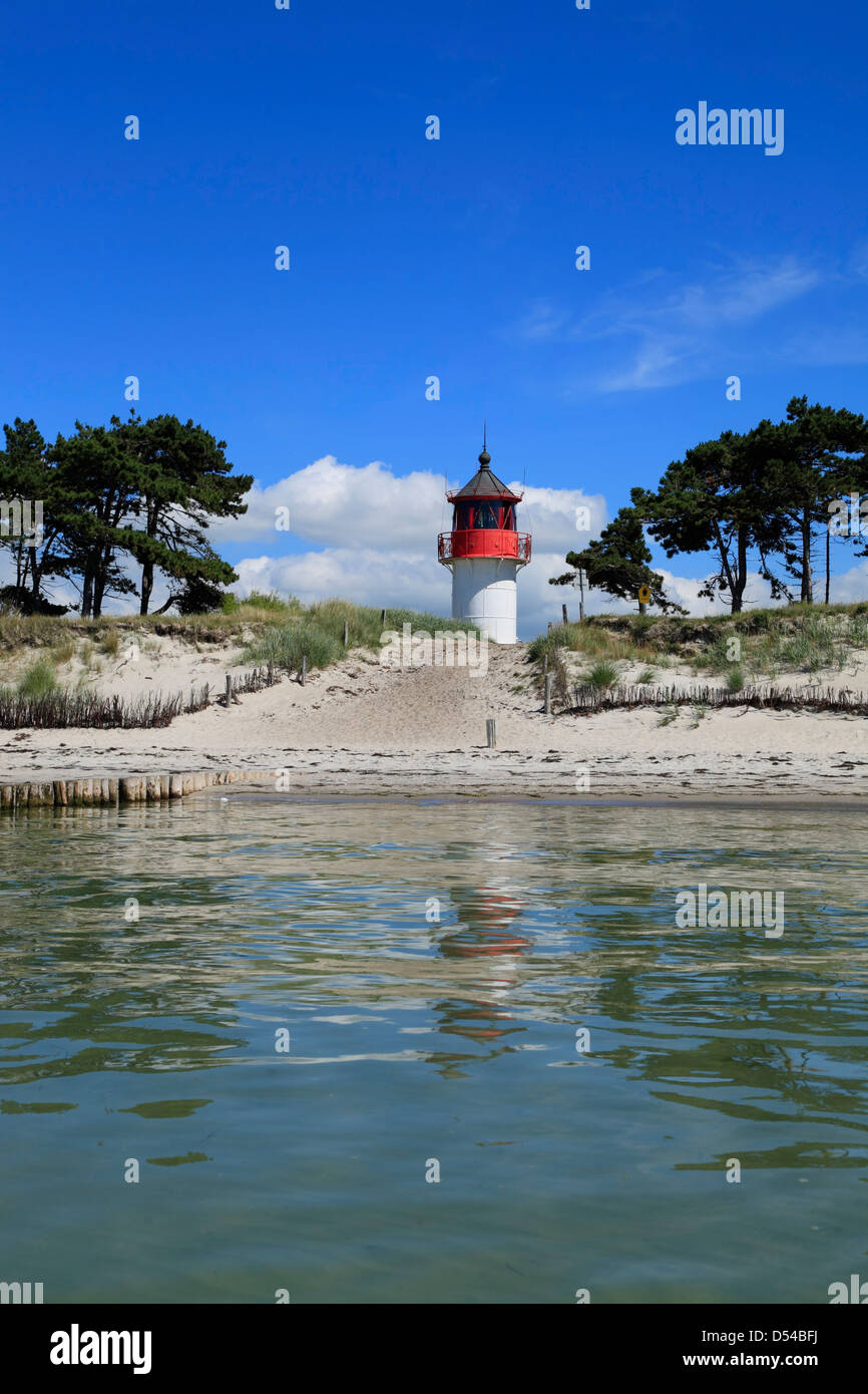 Hiddensee Island, lighthouse at Gellen, Mecklenburg Western Pomerania ...