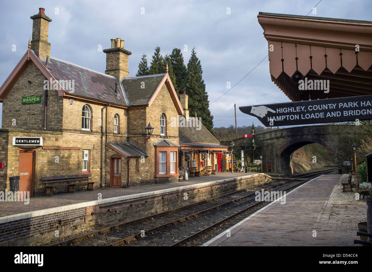 Arley Station on the Severn Valley Railway, Upper Arley, Worcestershire ...
