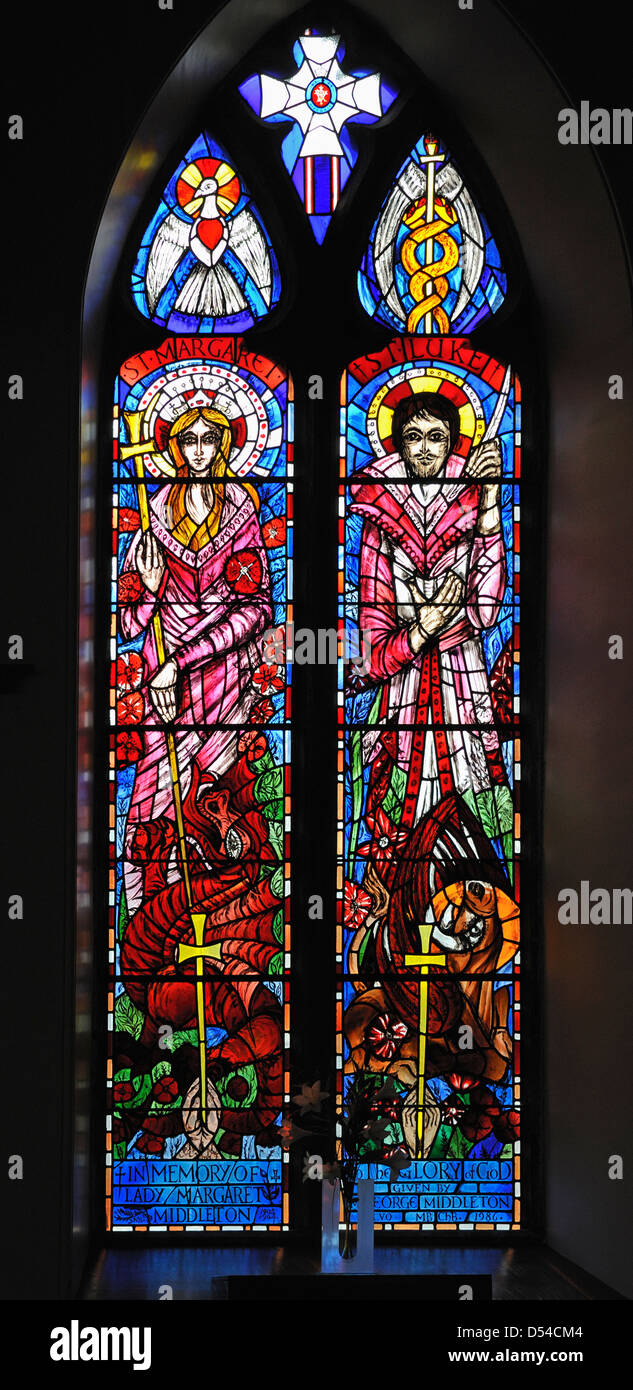 North nave window. Glenmuick (Ballater) Parish Church. Ballater, Royal ...