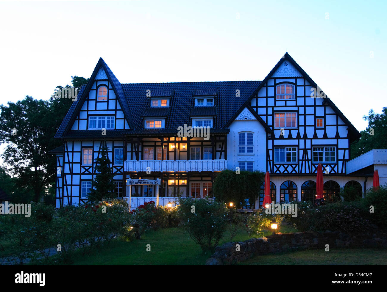 Hiddensee Island, Kloster, evening at Hotel Hitthim Stock Photo - Alamy