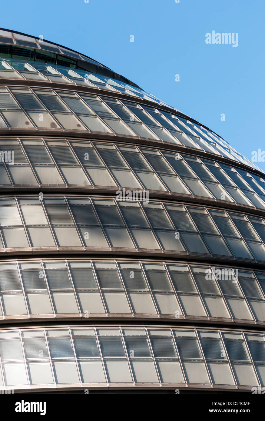 Close-up of Facade of London City Hall (Greater London Authority ...