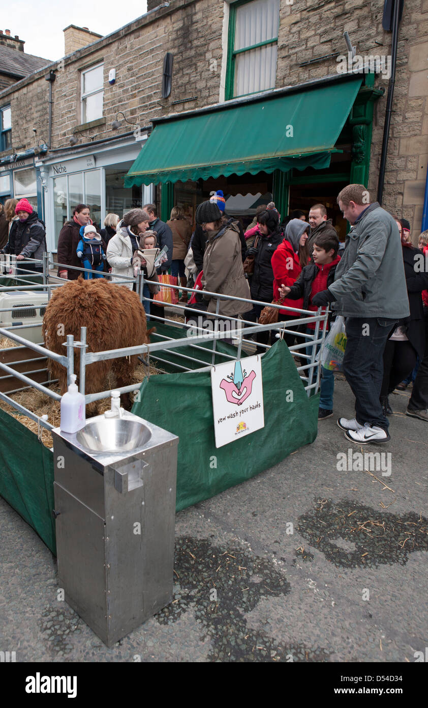 Mini-farm and hand-washing station at the 5th Annual Chocolate Festival ...