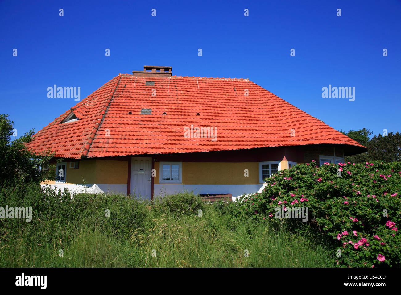 Hiddensee Island, Vitte, old holiday home build by Max Taut ...