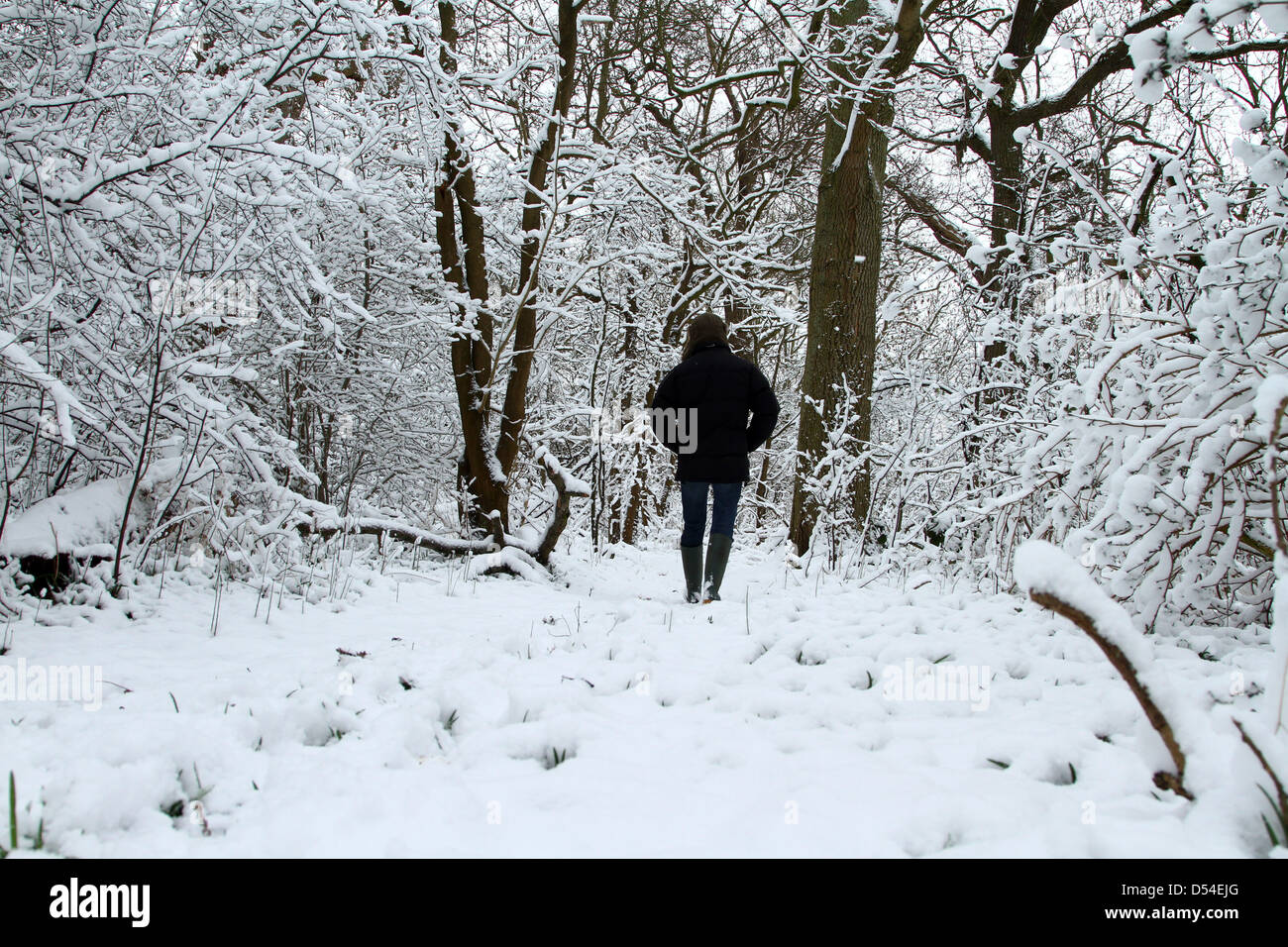 Snow weather peterborough cambridgeshire hi-res stock photography and ...