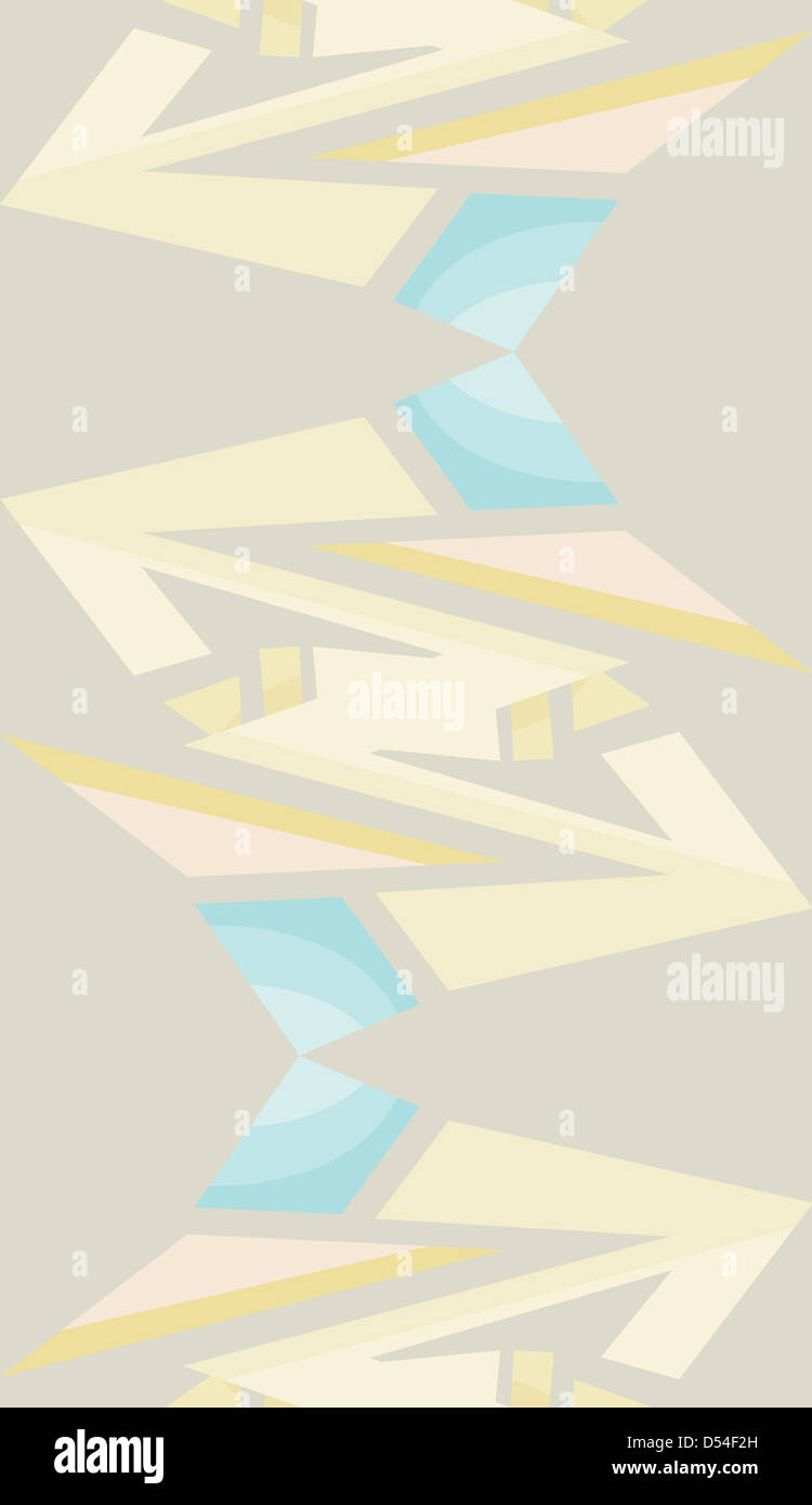Abstract seamless pattern of reverse arrow shapes Stock Photo - Alamy