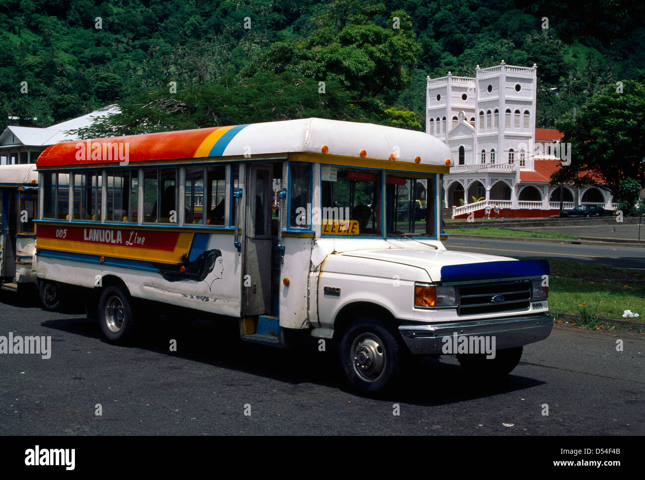 American Samoa Pago Pago Local Bus Stock Photo - Alamy