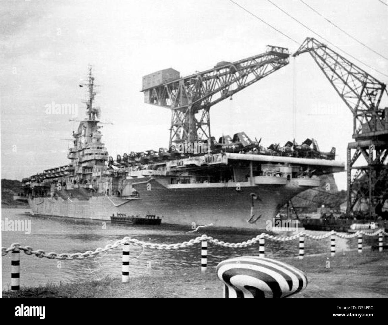 USS Essex (CV-9) was an aircraft carrier of the Essex-class, serving ...