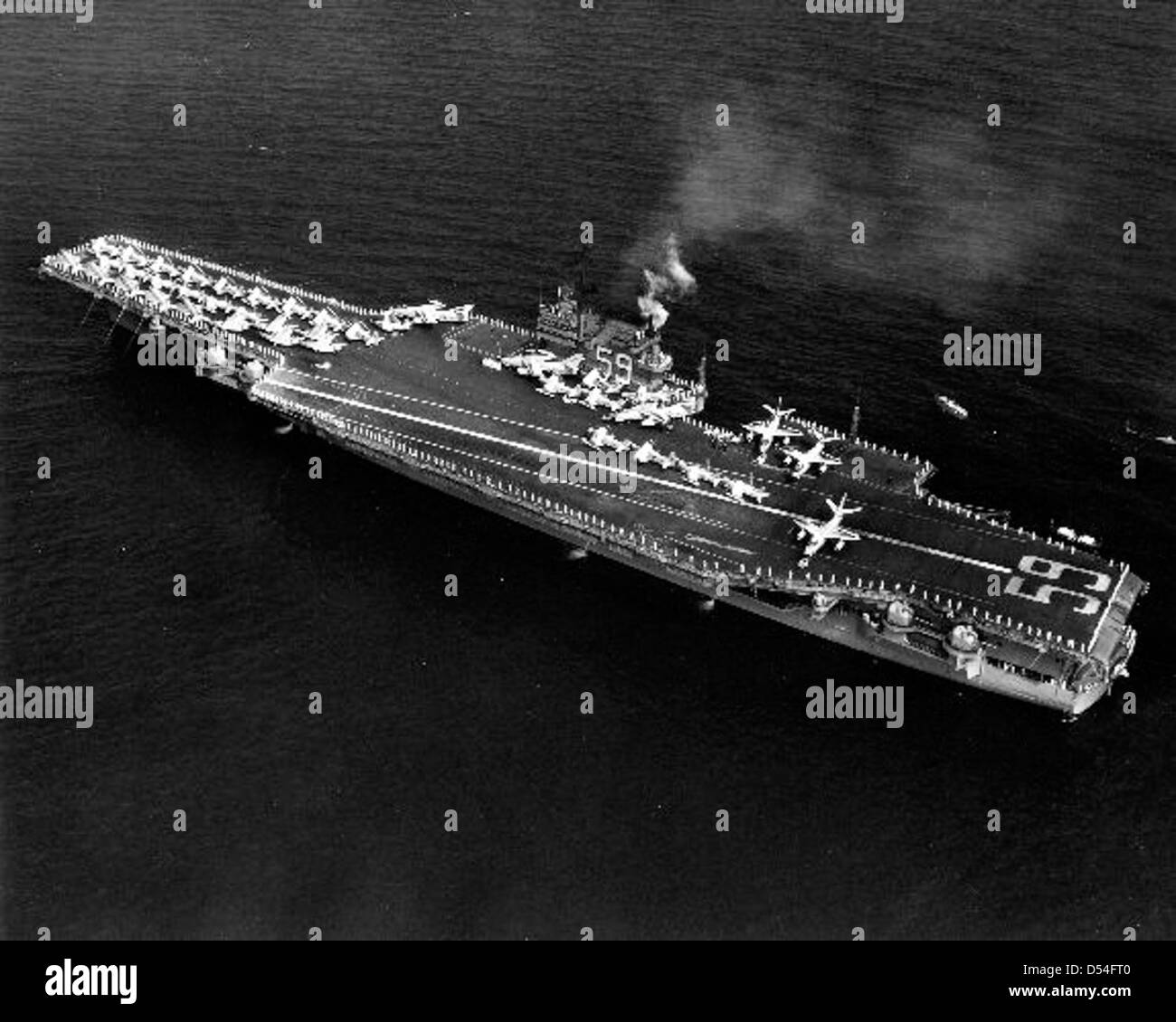 The USS Forrestal (CV-59), a supercarrier of the U.S. Navy, served as ...