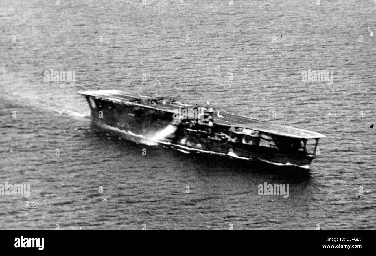The Japanese aircraft carrier Kaga has a significant military history ...