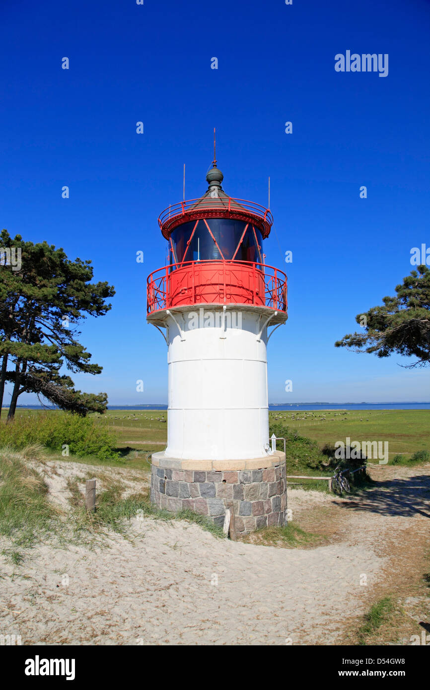 Hiddensee Island, lighthouse at Gellen, Mecklenburg Western Pomerania ...