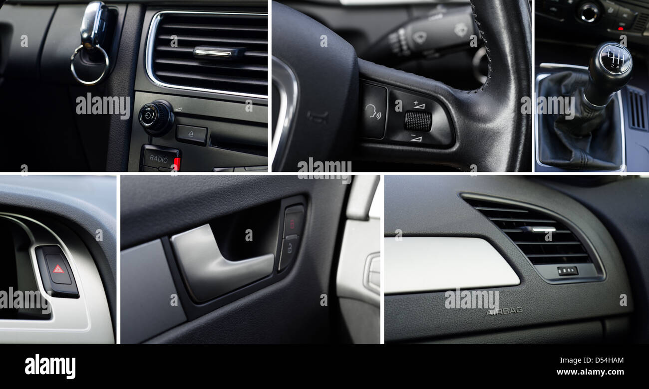 Car interior texture hi-res stock photography and images - Alamy