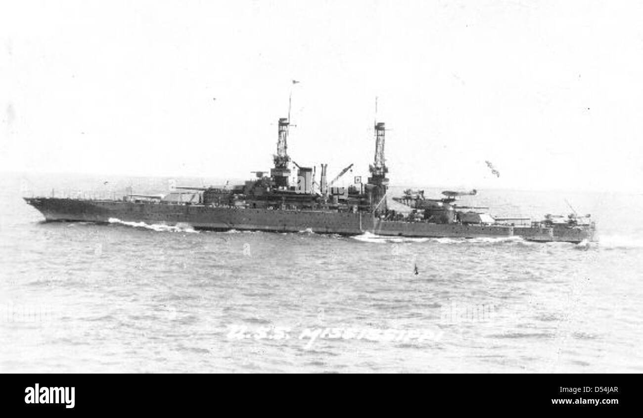 USS Mississippi BB-41 Stock Photo - Alamy