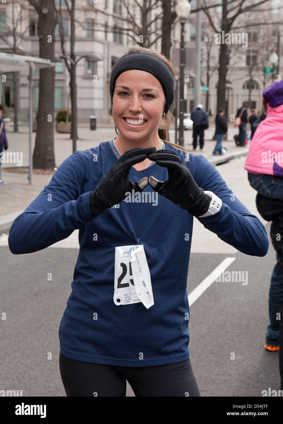 Female marathon runner hi-res stock photography and images - Alamy