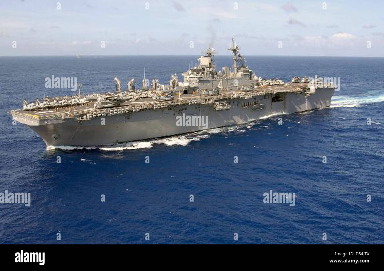 The USS Boxer (LHD-4), an amphibious assault ship, played a key role in ...