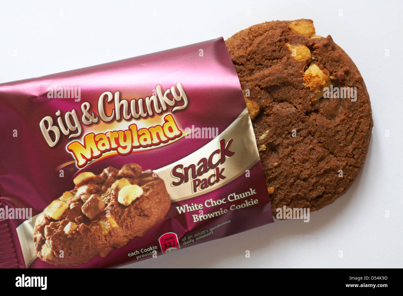 Big & Chunky Maryland snack pack white choc chunk brownie cookie with ...