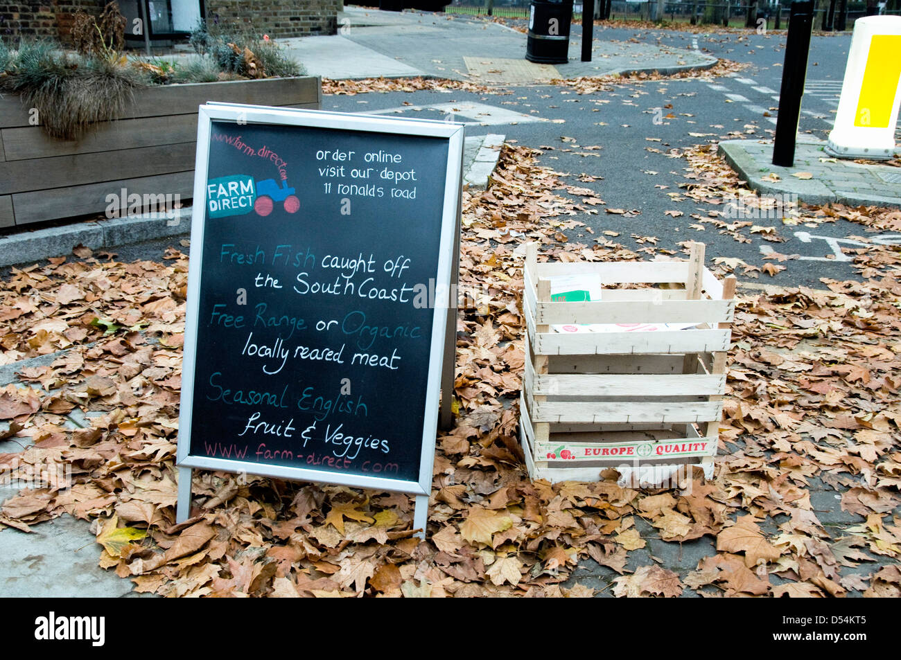 Pavement advertising board hi-res stock photography and images - Alamy