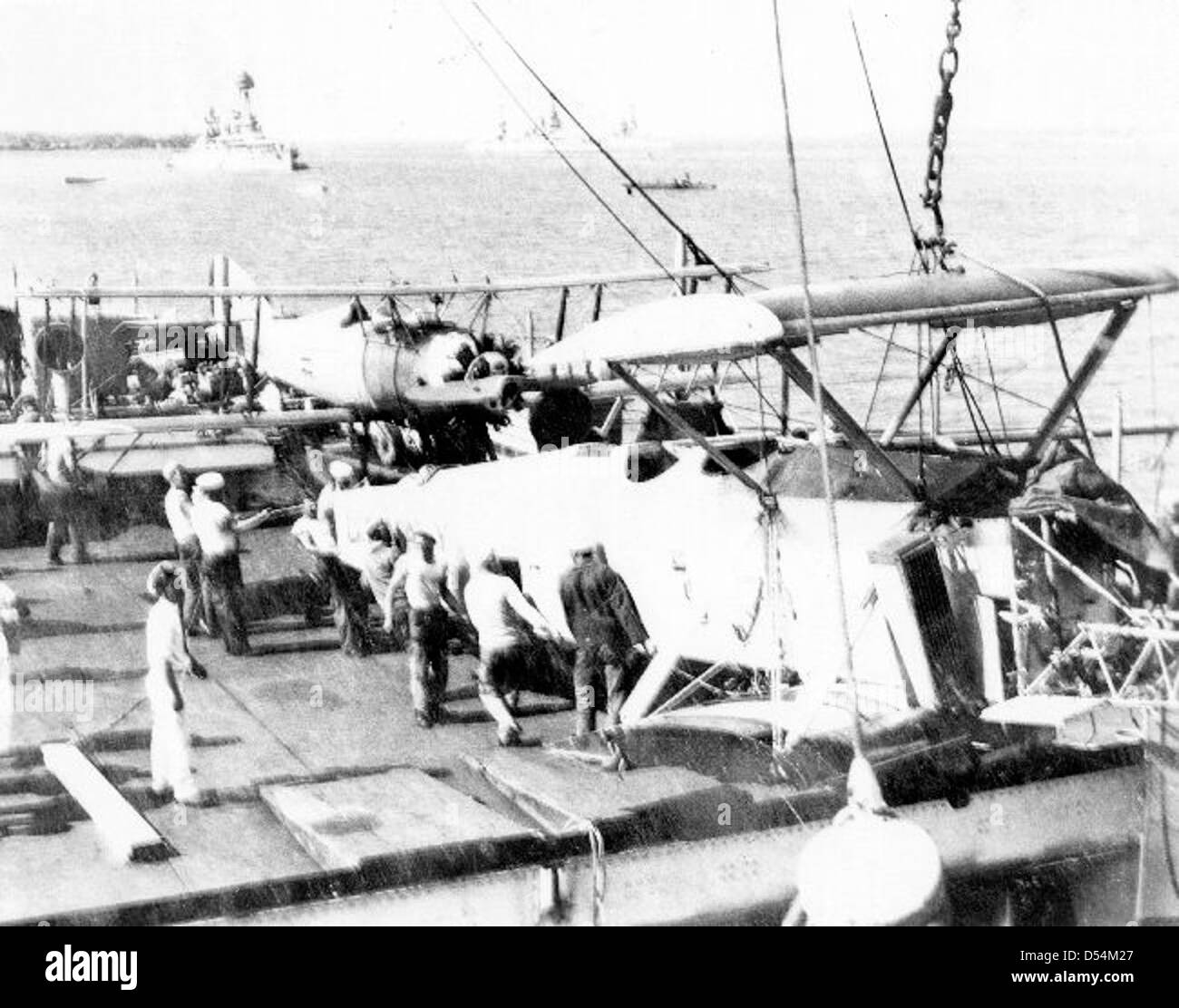 USS Langley (CV-1), the first American aircraft carrier, played a key ...