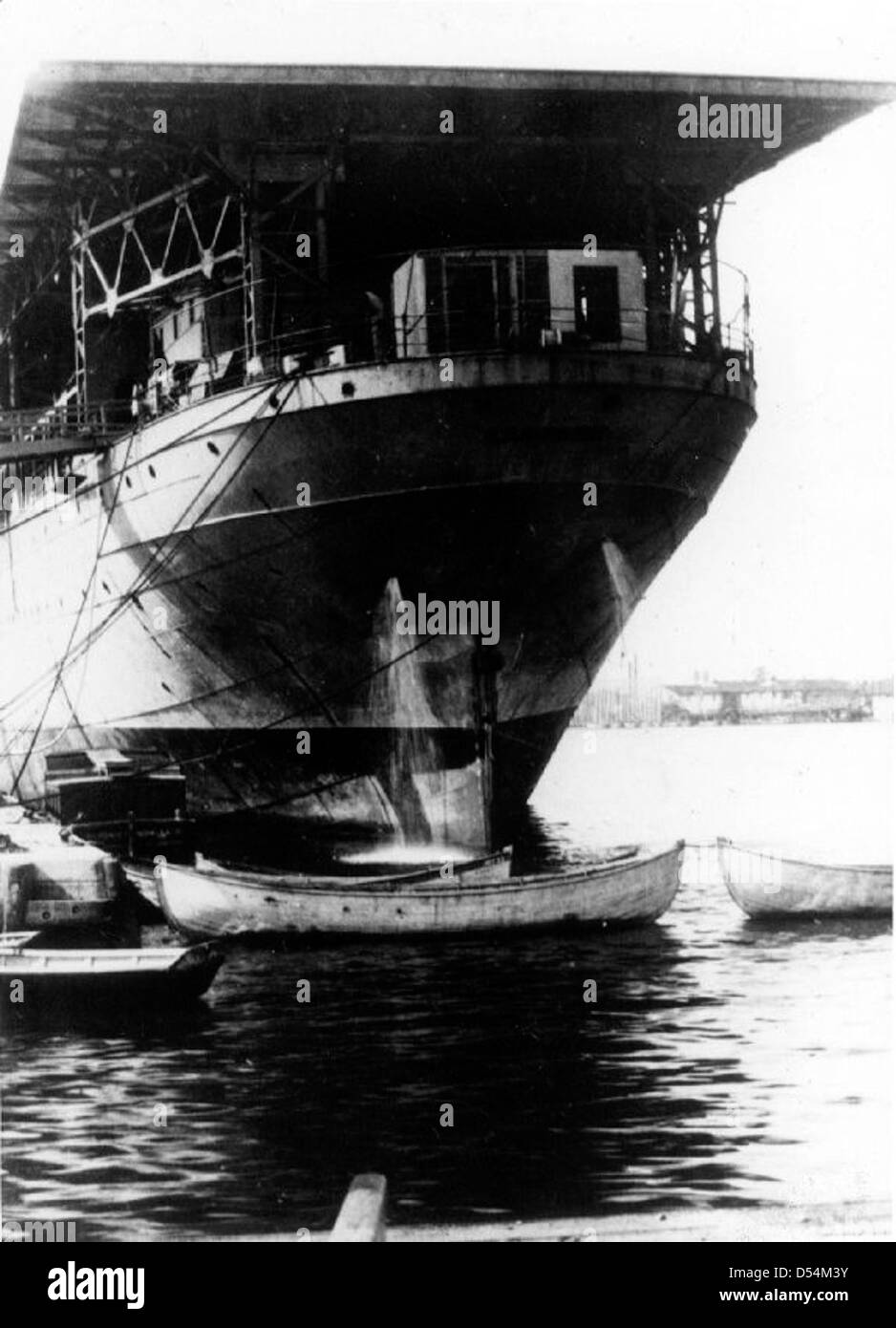 First aircraft carrier uss langley Black and White Stock Photos ...