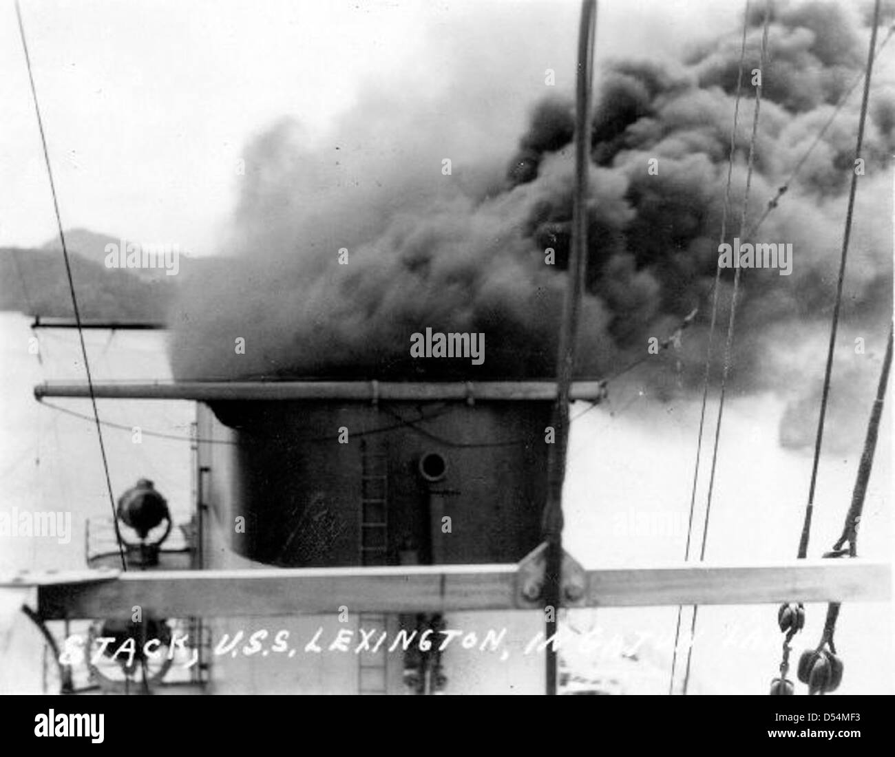 Smoke stack ship Black and White Stock Photos & Images - Alamy