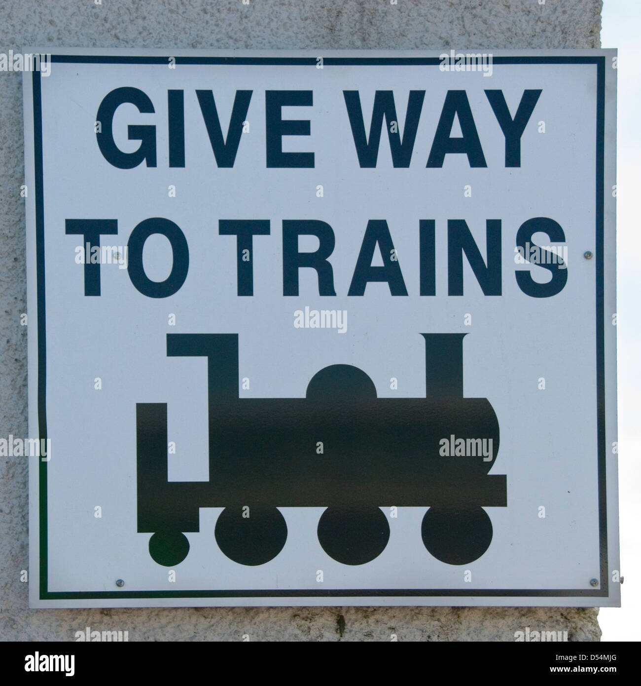 Railroad signs hi-res stock photography and images - Alamy