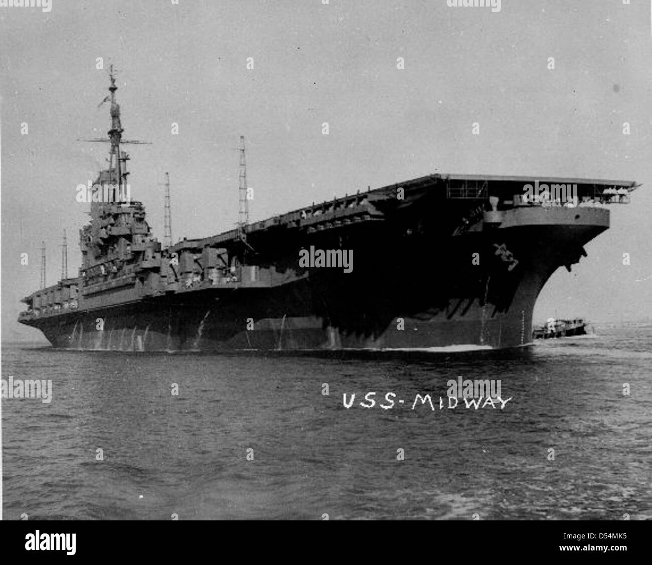 The USS Midway (CV-41) was an aircraft carrier commissioned by the U.S ...