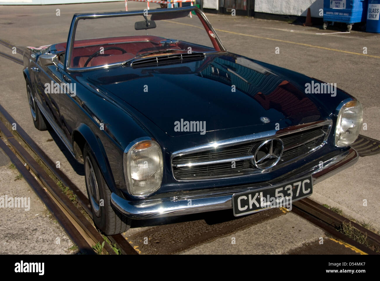 Old mercedes cabriolet, England, UK Stock Photo - Alamy