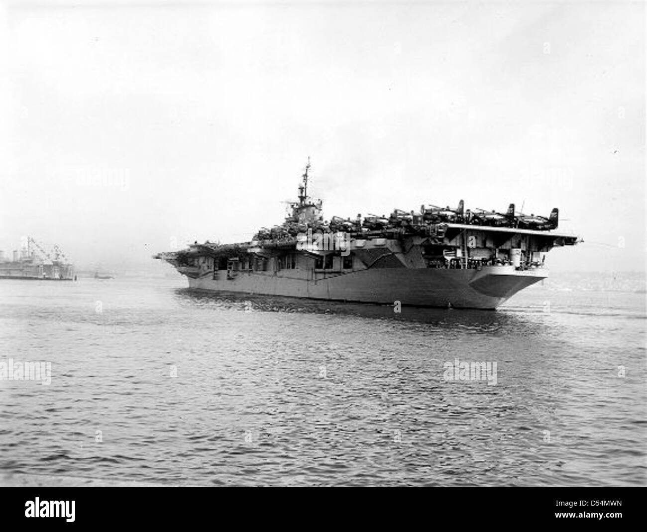 The USS Princeton (CV-37), an Essex-class aircraft carrier, served in ...
