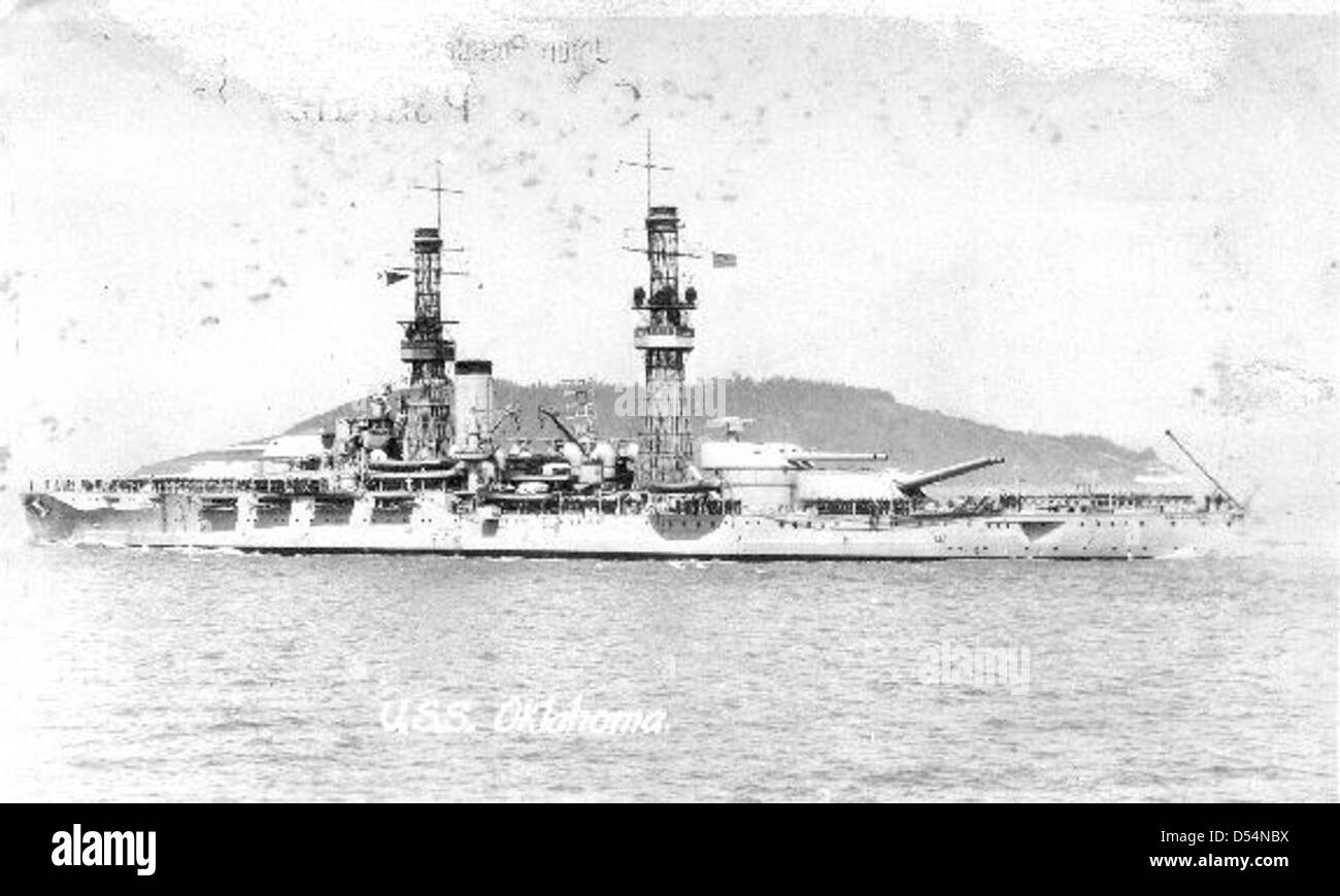 Uss nevada battle ship Black and White Stock Photos & Images - Alamy