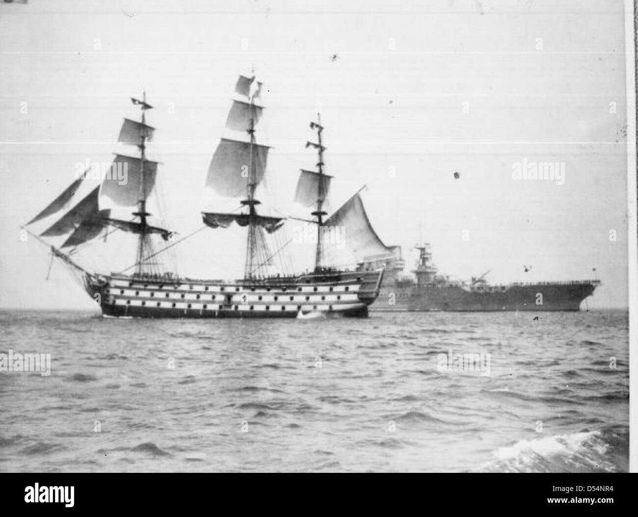 The USS Saratoga (CV-3) and HMS Victory are iconic ships from different ...